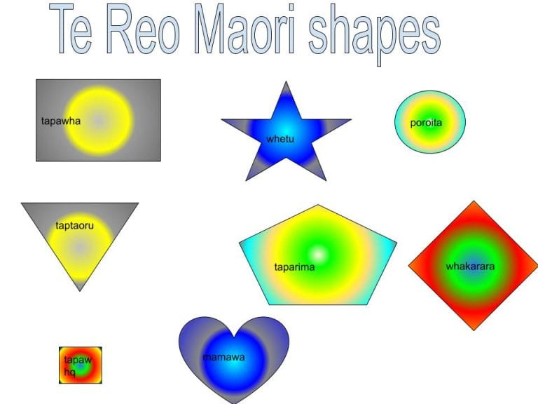 Te Reo Maori Shapes – Hawaiki Roa @ Ohaeawai School